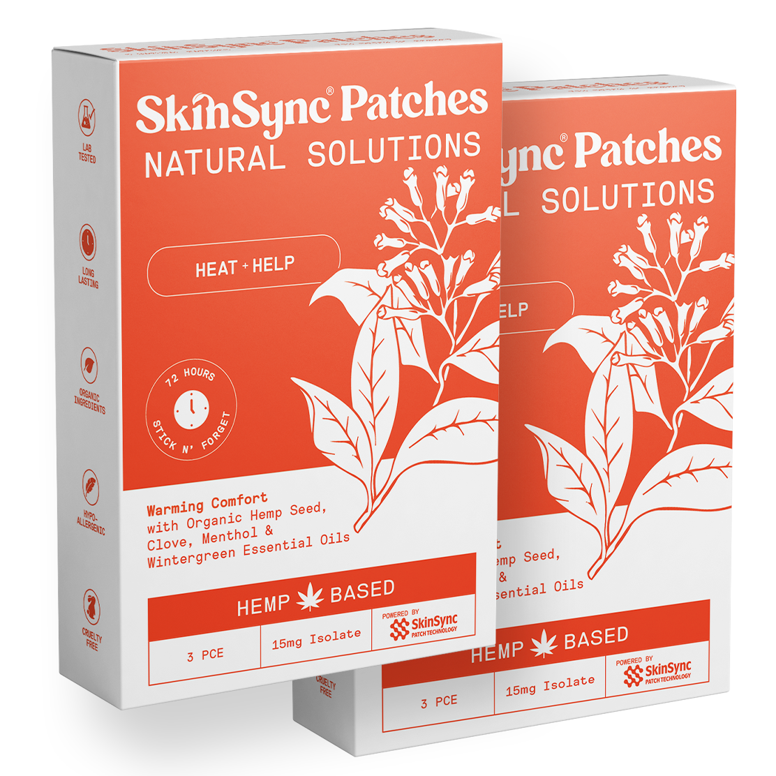 Natural Heat Patch (Twin Pack) | Warming Comfort | SkinSync